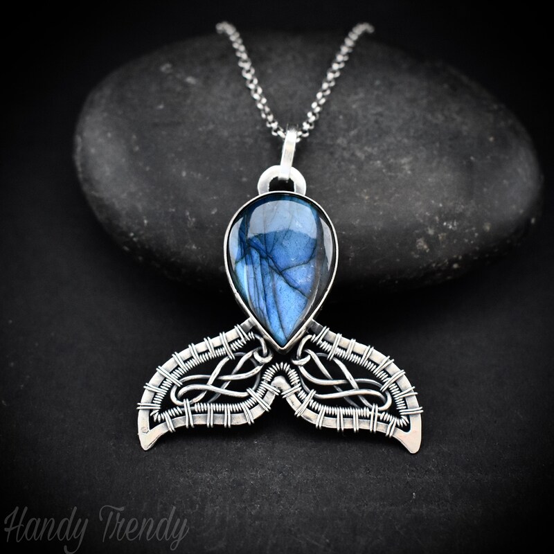 Mermaid Tail Pendant - Etsy