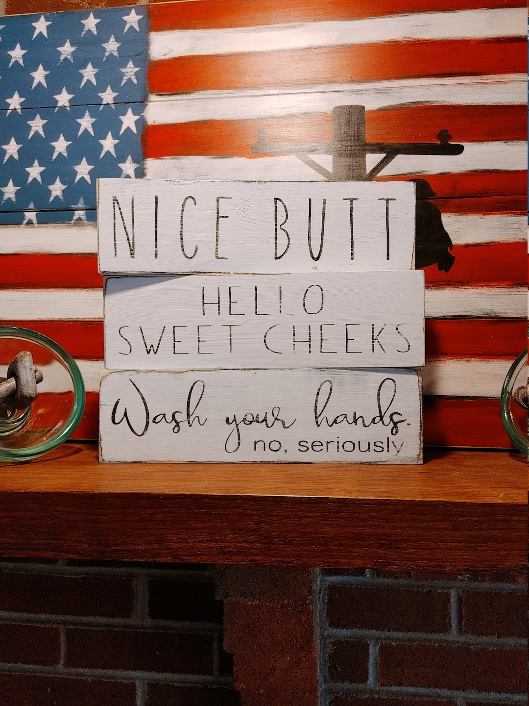 Farmhouse Bathroom Signs Wash Your Hands Sign Set of 3 - Etsy