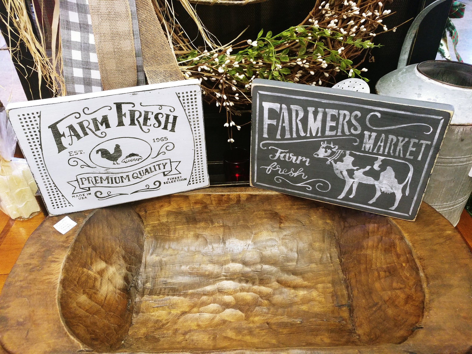 Farmhouse kitchen signs kitchen decor signs with farm | Etsy
