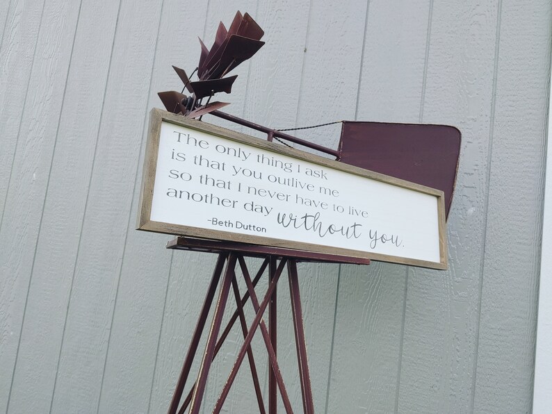 Beth Dutton Quote Yellowstone Quotes Rip and Beth Handmade - Etsy