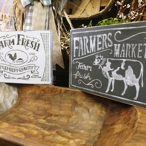 Farmhouse Kitchen Signs, Kitchen Decor, Signs With Farm Animals ...