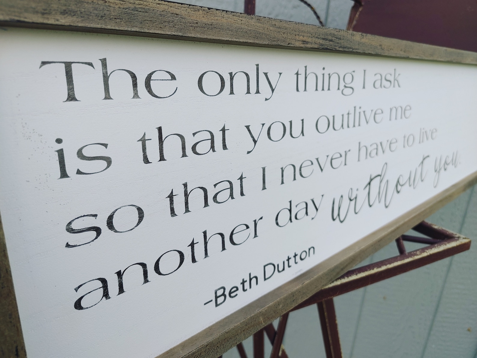 Beth Dutton Quote Yellowstone Quotes Rip and Beth Handmade - Etsy