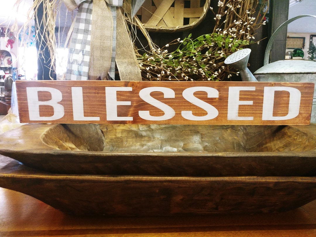 Farmhouse Blessed Sign - Etsy