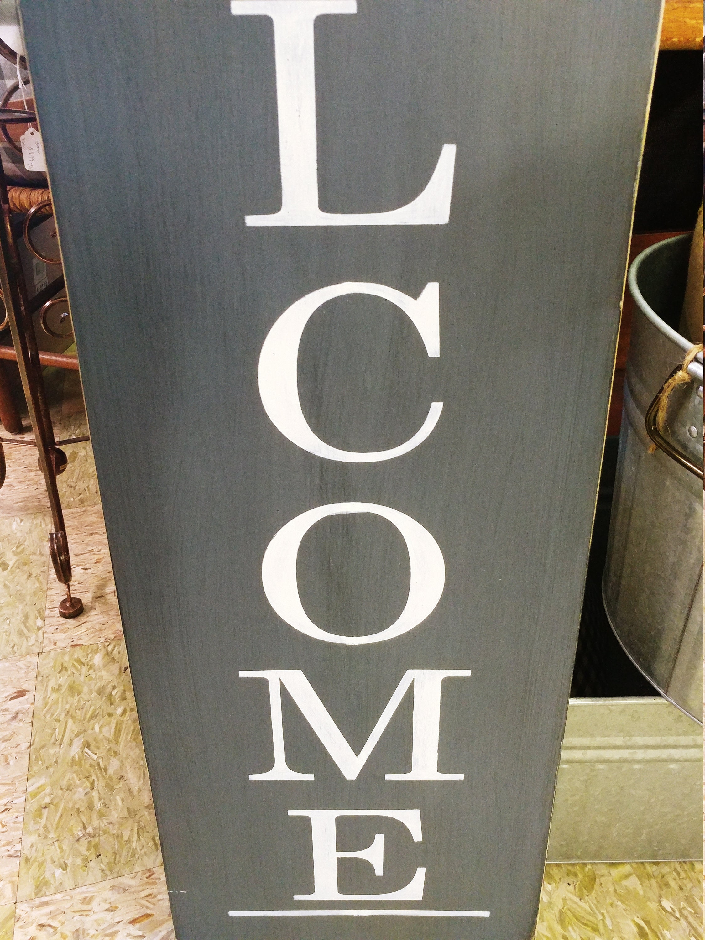 WELCOME SIGN, Welcome Sign for Front Porch, Vertical Welcome Sign ...