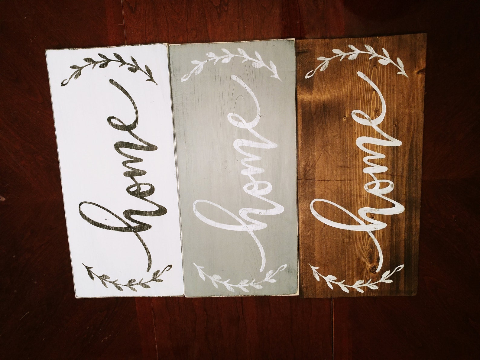 Large Wooden Handmade Home Sign, Farmhouse Home Signs, Everyday ...