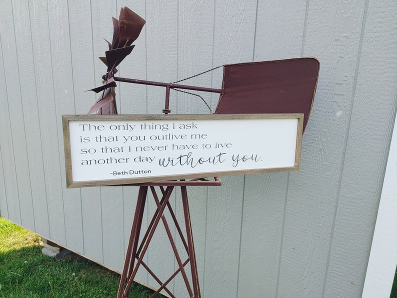 Beth Dutton Quote Yellowstone Quotes Rip and Beth Handmade - Etsy