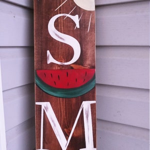 Reversible Spring Sign, Hello Spring Sign, Vertical Spring Sign for ...