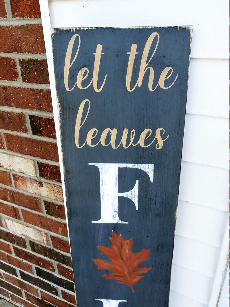 NEW DESIGN Vertical Fall Welcome Sign Vertical Wood Sign | Etsy