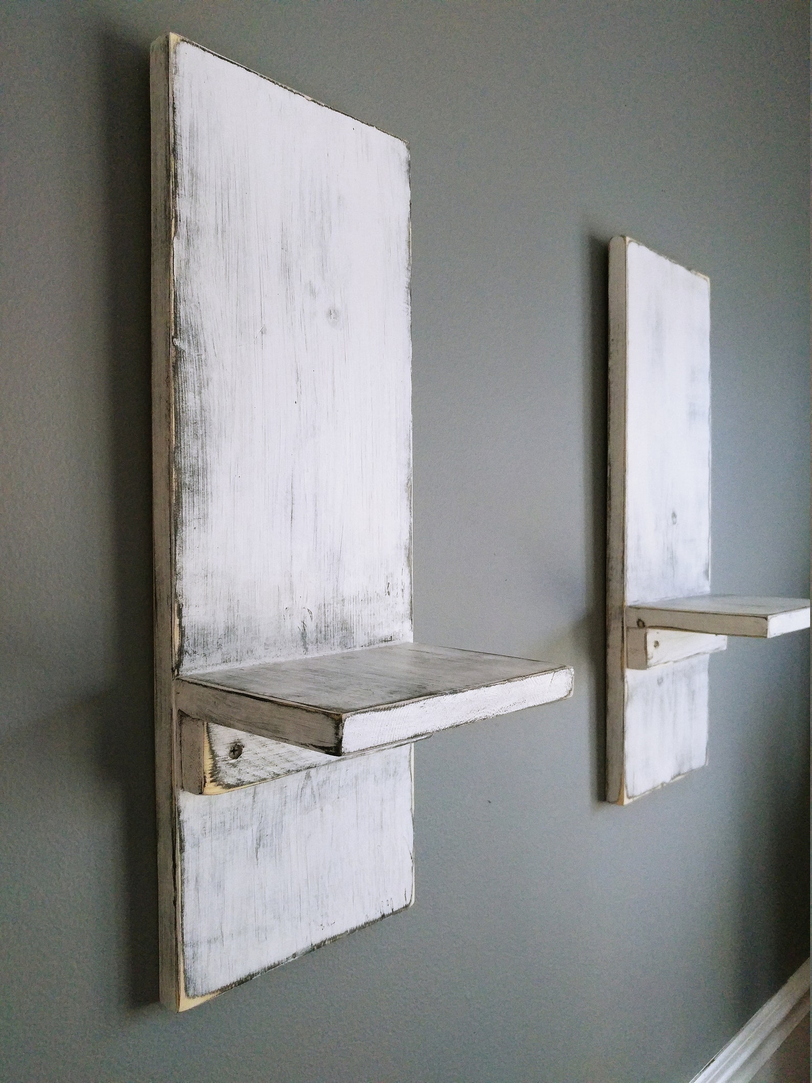 Handmade Farmhouse Style Wall Sconces/shelf Farmhouse Wall - Etsy