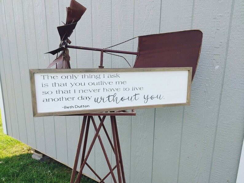 Beth Dutton Quote Yellowstone Quotes Rip and Beth Handmade - Etsy