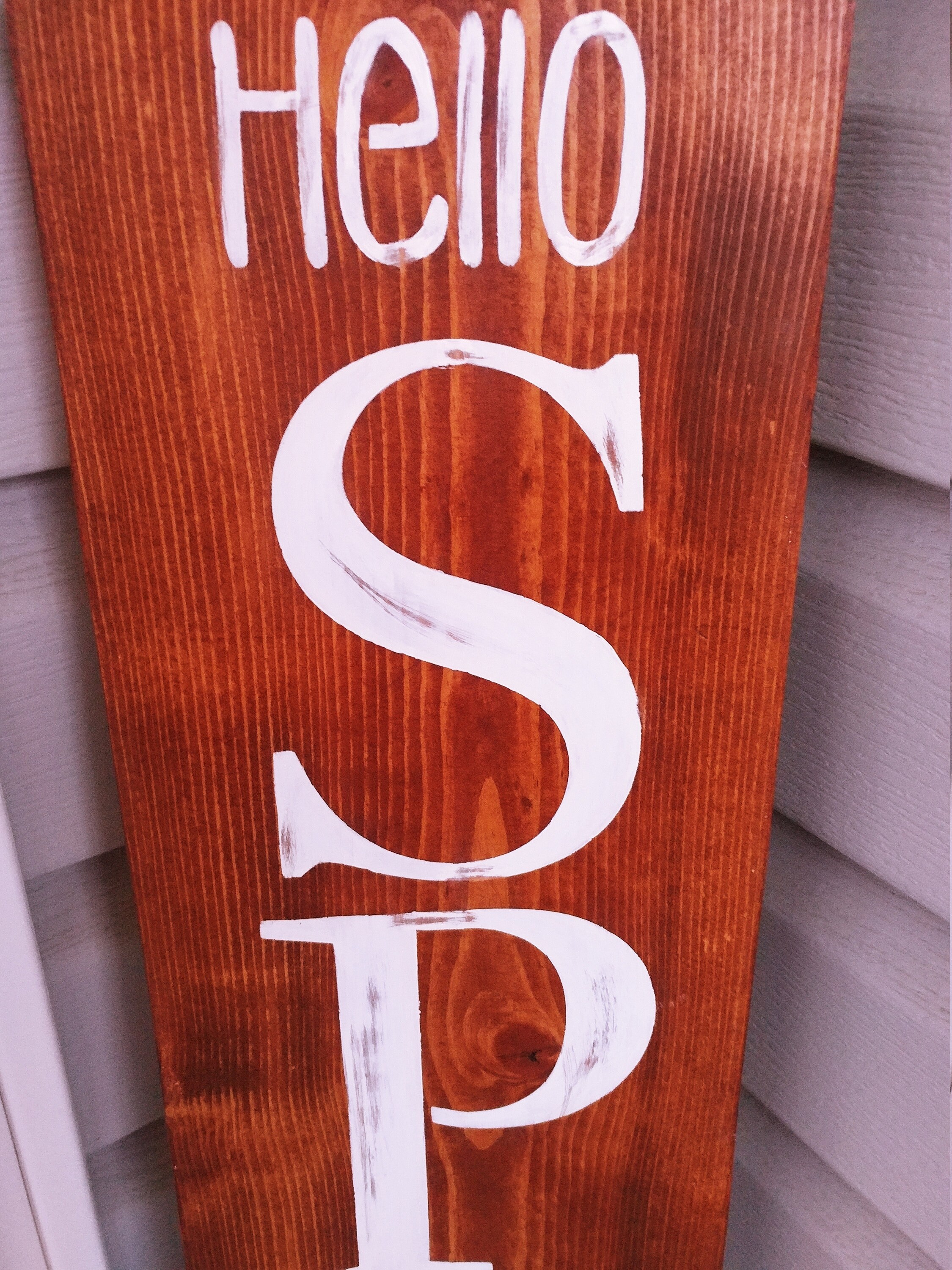 Reversible Spring Sign Hello Spring Sign Vertical Spring - Etsy