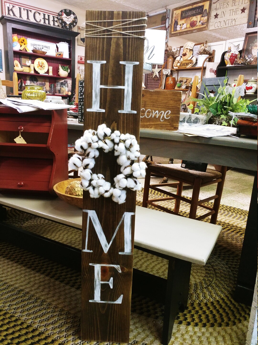 Home Sign, Farmhouse Sign, Sign for Front Porch, Entryway Decor ...