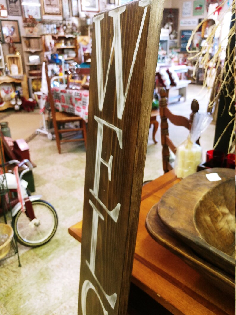 WELCOME SIGN welcome sign for front porch vertical welcome | Etsy