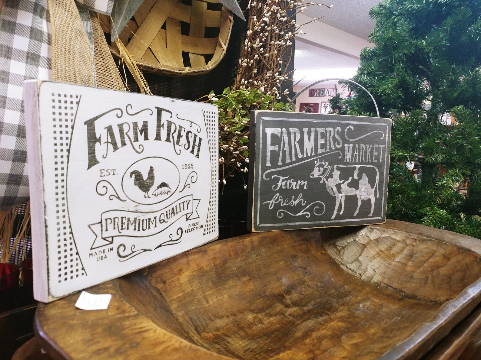 Farmhouse Kitchen Signs Kitchen Decor Signs With Farm | Etsy