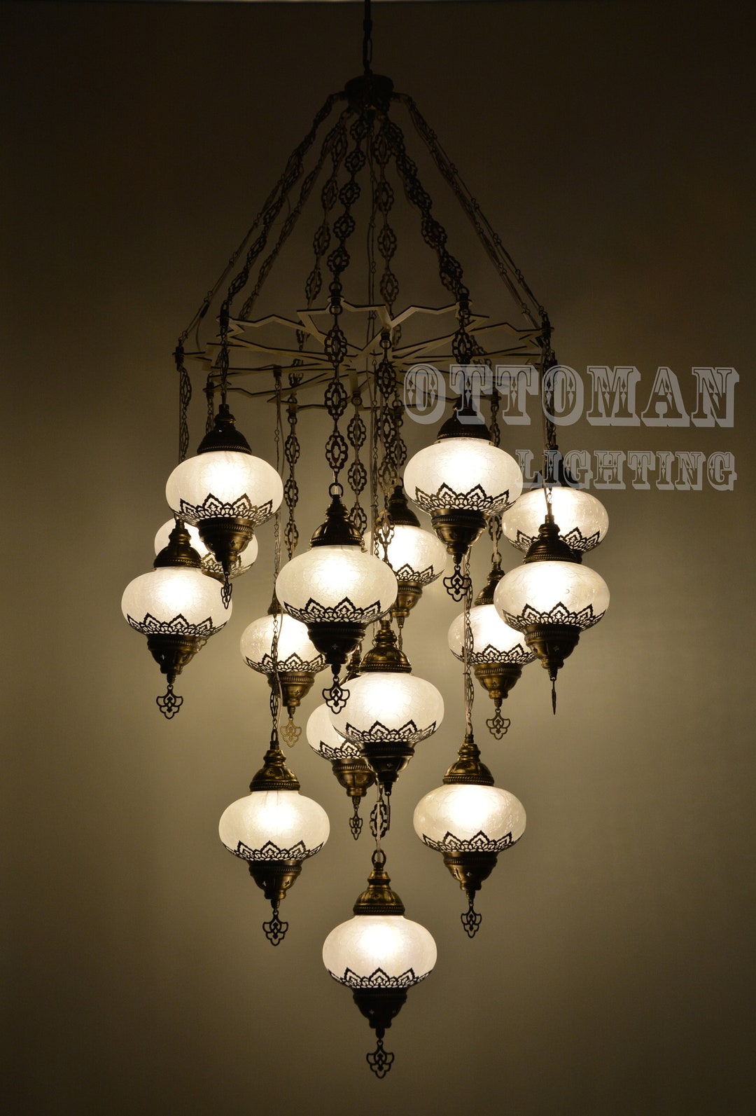 Entryway Chandelier, Turkish Lighting Fixture, Morrocan Home Decor ...