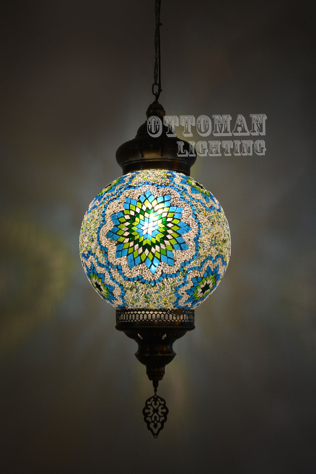 Large Turkish Hanging Lamp Stunning Lantern Morrocan Decor - Etsy
