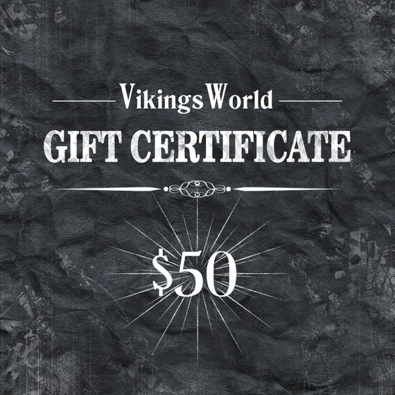 50 Dollar Gift Certificate Gift Card Gift Coupon Last | Etsy