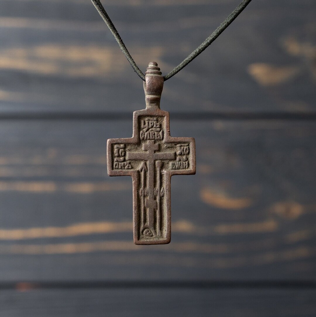 Large Unique Cross Pendant 16th-17th Century, Antique Bronze Historical ...