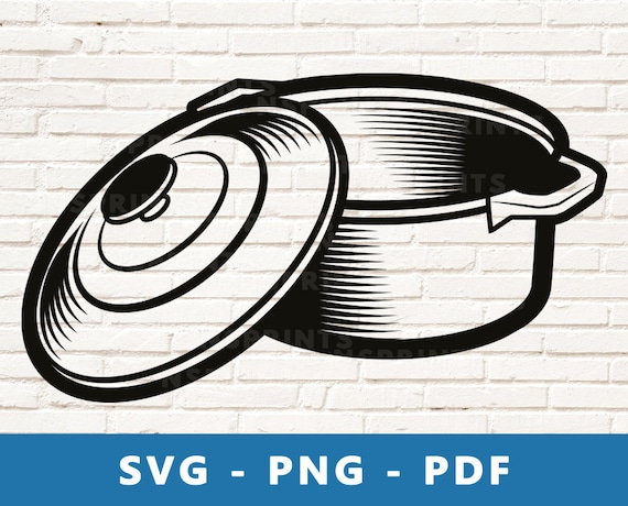 Cooking Pot SVG Cooking Pot PNG Cooking Pot Clipart Crock - Etsy