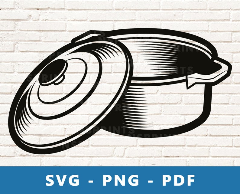 Cooking Pot SVG, Cooking Pot PNG, Cooking Pot Clipart, Crock Pot Cut ...