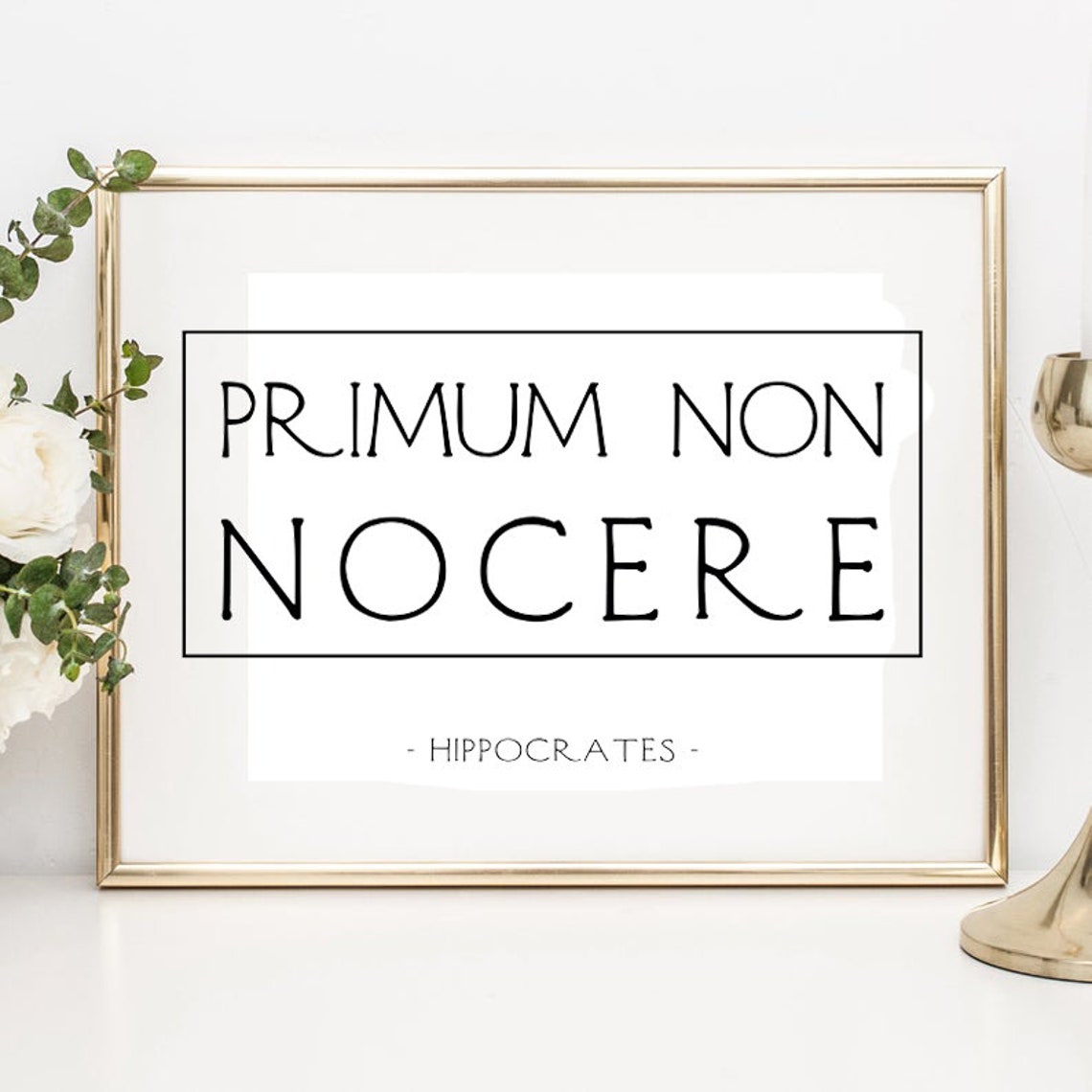 Primum Non Nocere Printable, Gift for Doctors, First Do No Harm Doctor ...