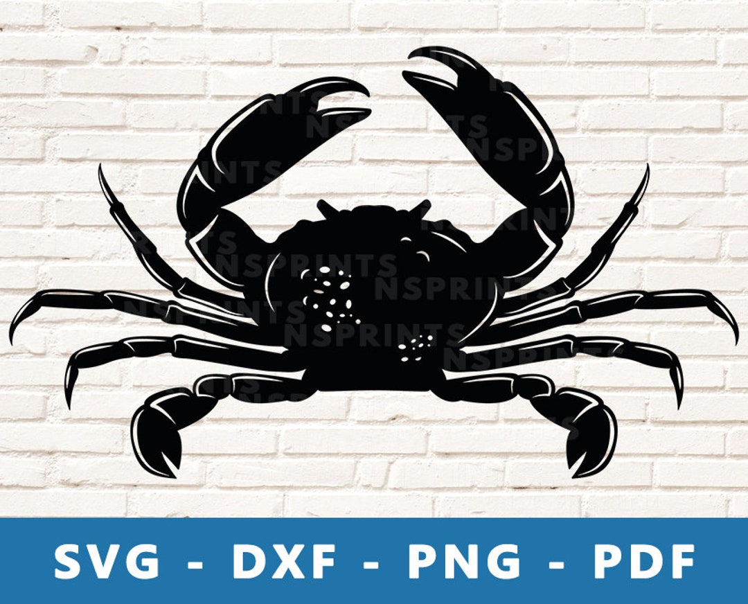 Crab SVG, Crab PNG, Crab Clipart, Crab Vector, Crab Dxf, Crab Vinyl ...