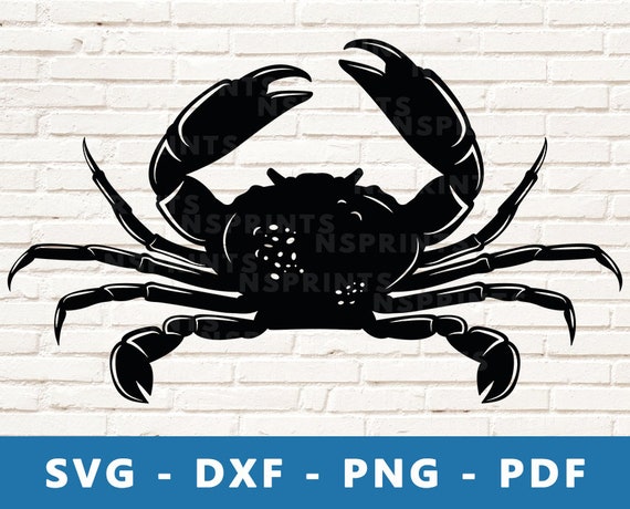 Crab SVG Crab PNG Crab Clipart Crab Vector Crab Dxf Crab - Etsy