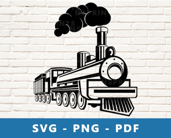 Train Cut File Train Svg Locomotive Clipart Train Clipart Train Image