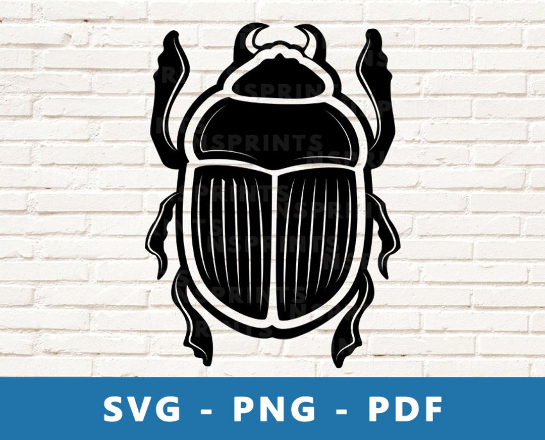 Scarab SVG, Scarab PNG, Scarab Clipart, Scarab Cut File, Scarab Stencil ...