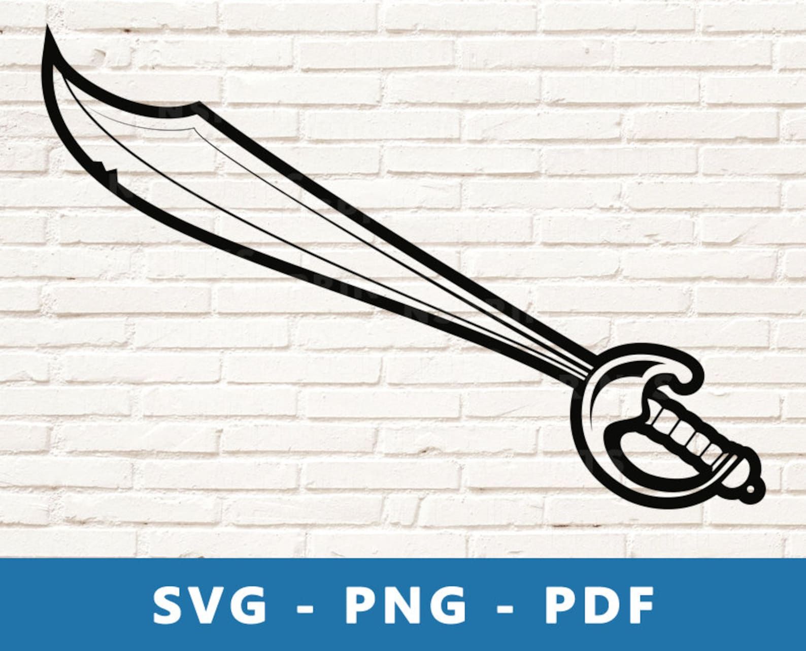 Sword SVG, Pirate Sword PNG, Sword Vector, Blade Cut File, Pirate Sword ...