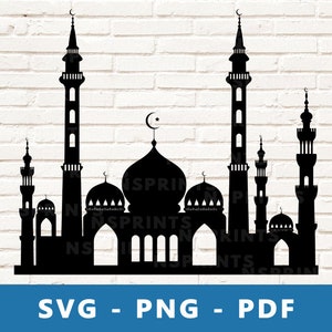 Mosque SVG Mosque PNG Mosque Clipart Mosque Cut File - Etsy
