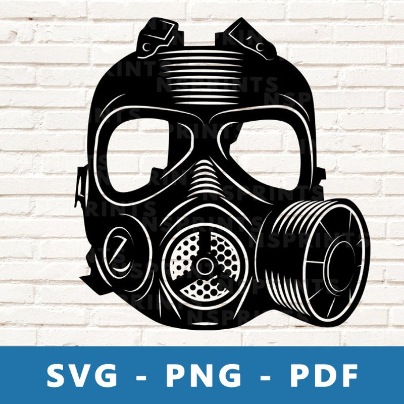 Gas Mask Svg - Etsy