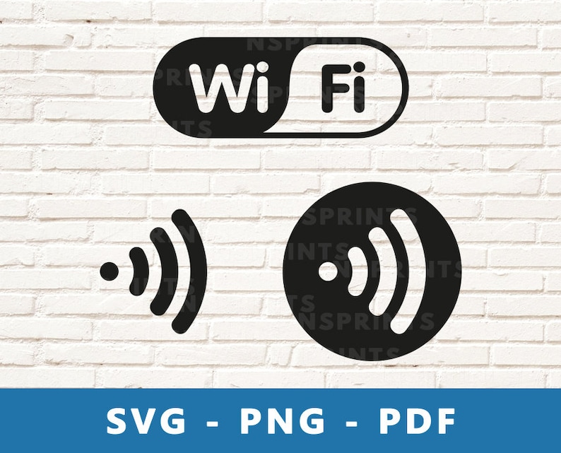 Wifi SVG, Wifi PNG, Wi-fi Clipart, Wi-fi Cut File, Wi Fi Stencil ...