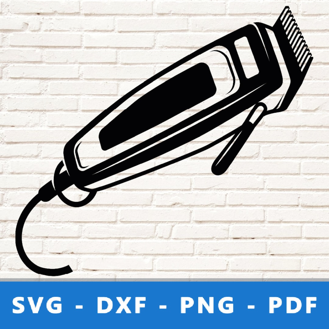Hair Clipper SVG, Barber Clipper PNG, Hair Trimmer Vector, Barber Tools ...