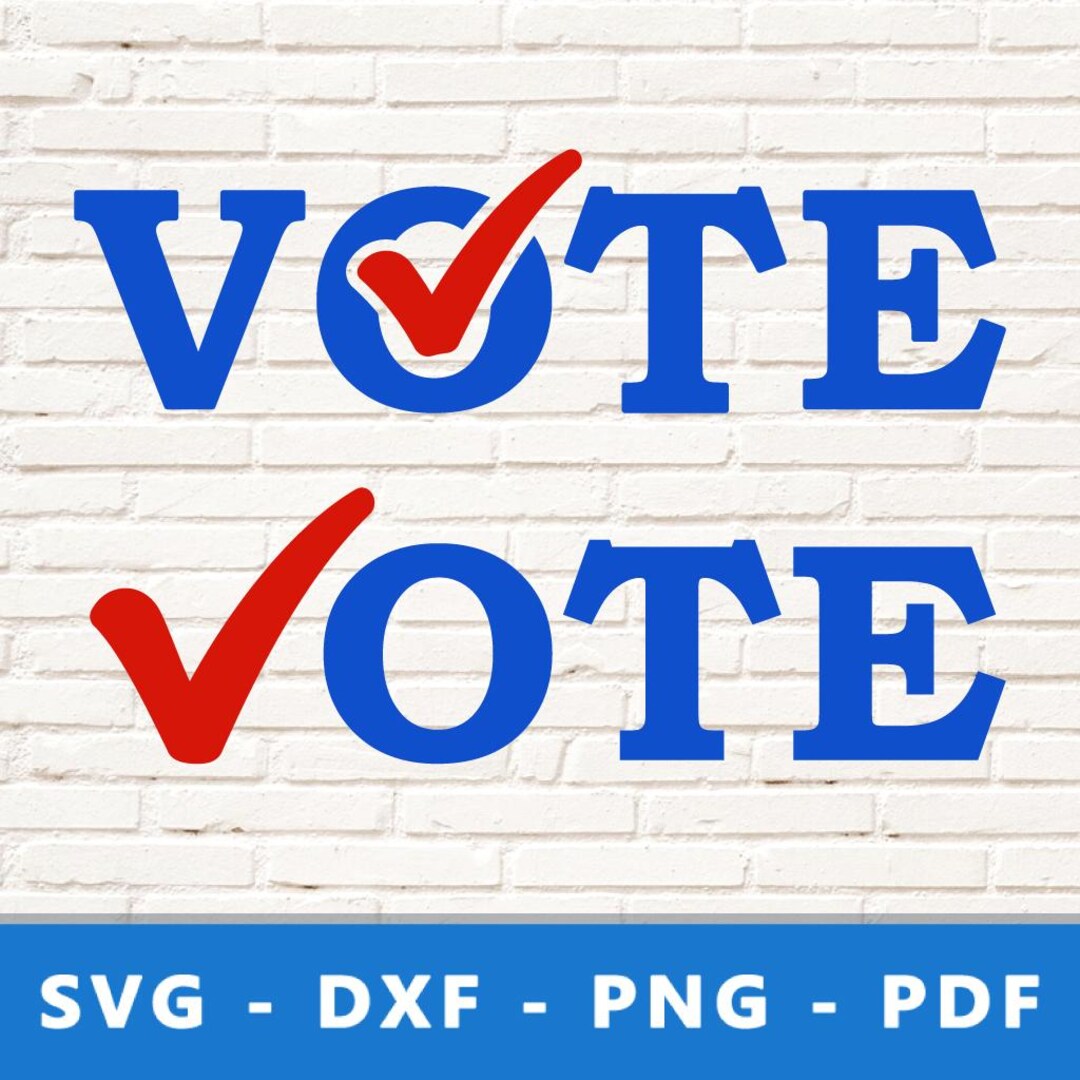 Vote SVG, Vote 2024 Svg, Vote Png, Vote Logo With Tick Icon, Election ...