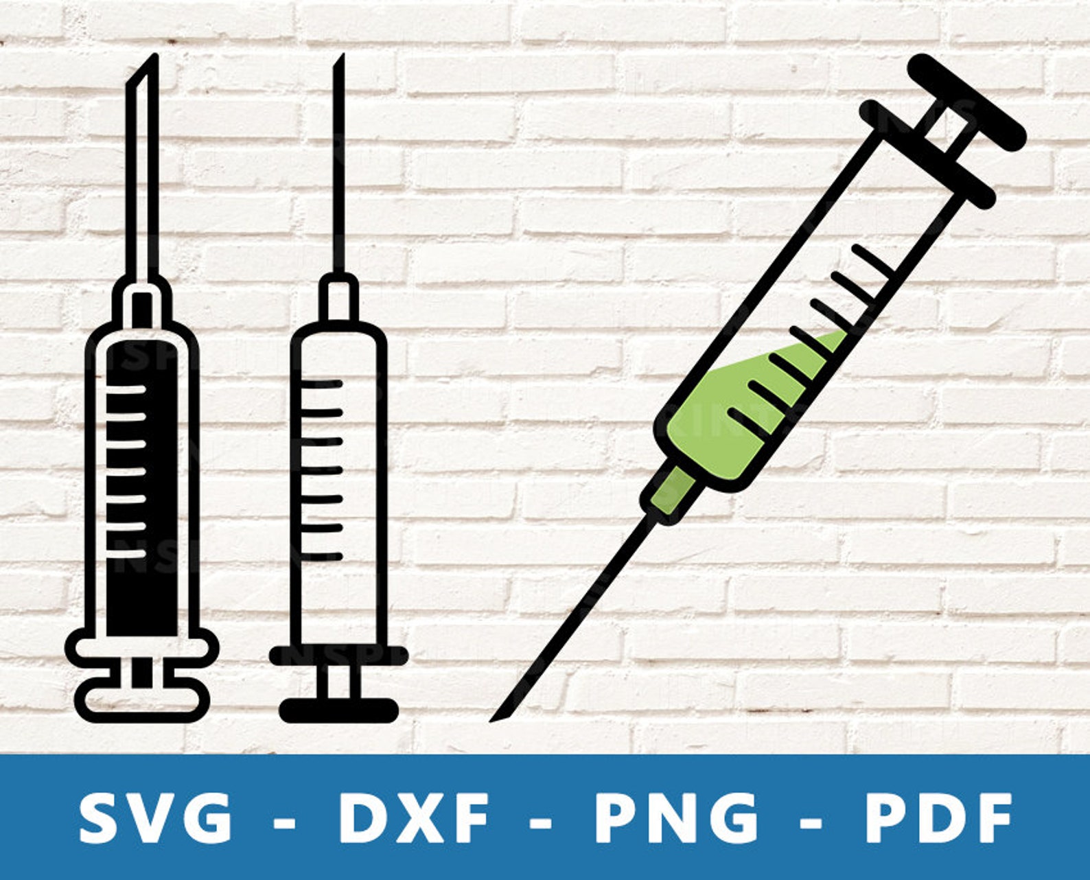 Syringe SVG Syringe PNG Injection Svg Syringe Vector - Etsy