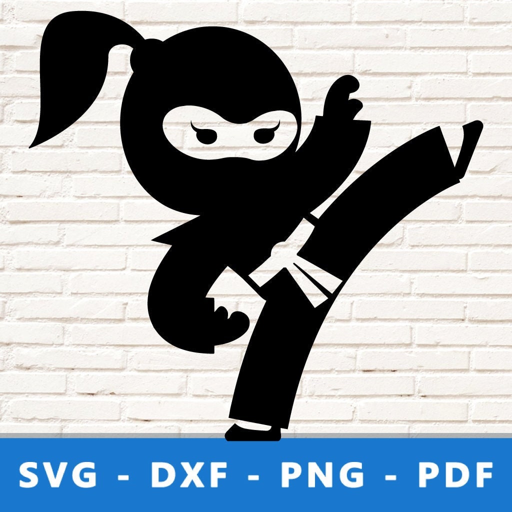 Ninja Girl SVG, Ninja Svg, Ninja PNG, Ninja Clipart, Ninja Kid, Ninja ...