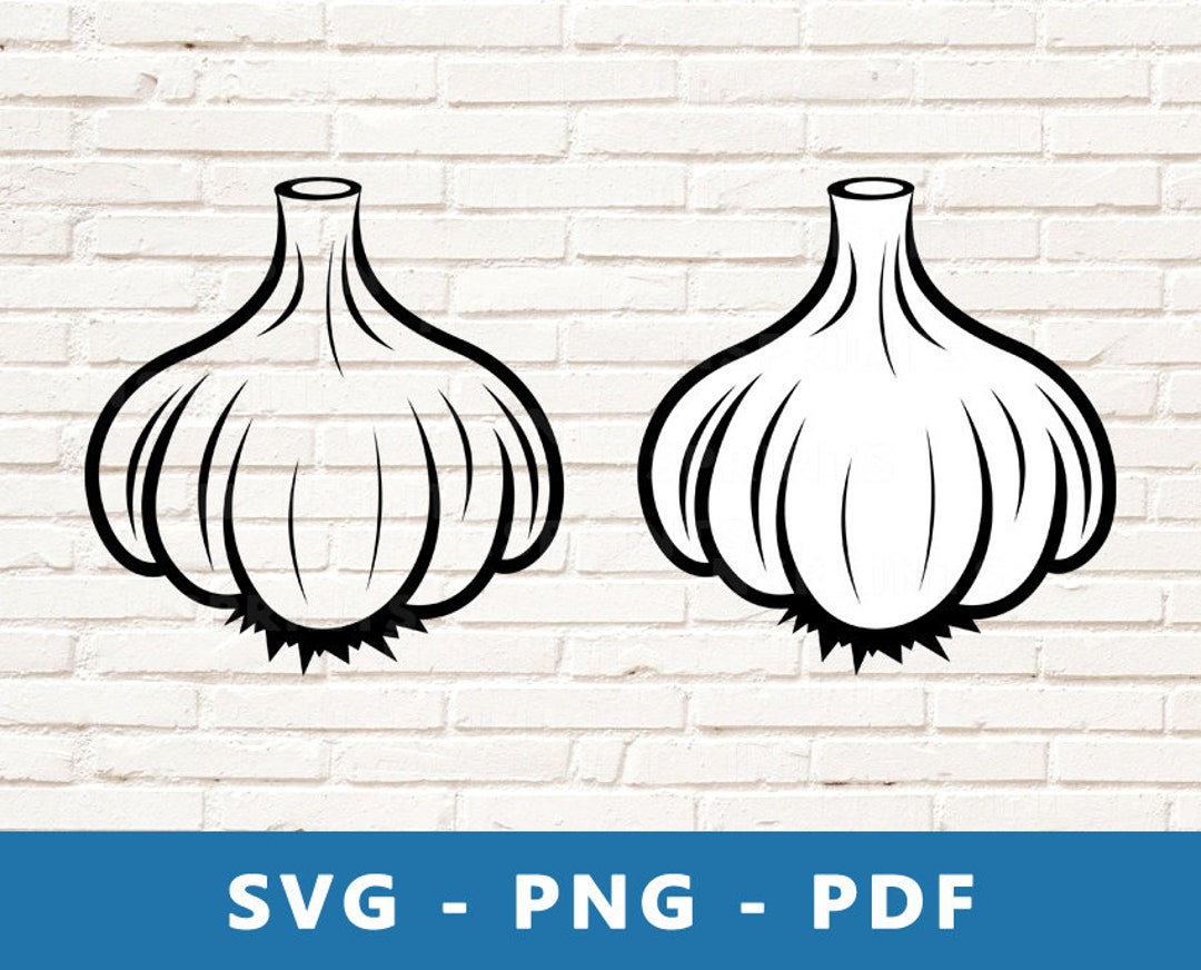 Garlic SVG, Garlic PNG, Garlic Clipart, Garlic Cut File, Garlic Stencil ...