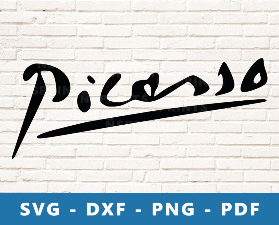 Picasso SVG, Picasso PNG, Picasso Dxf, Picasso Sign Clipart, Picasso ...