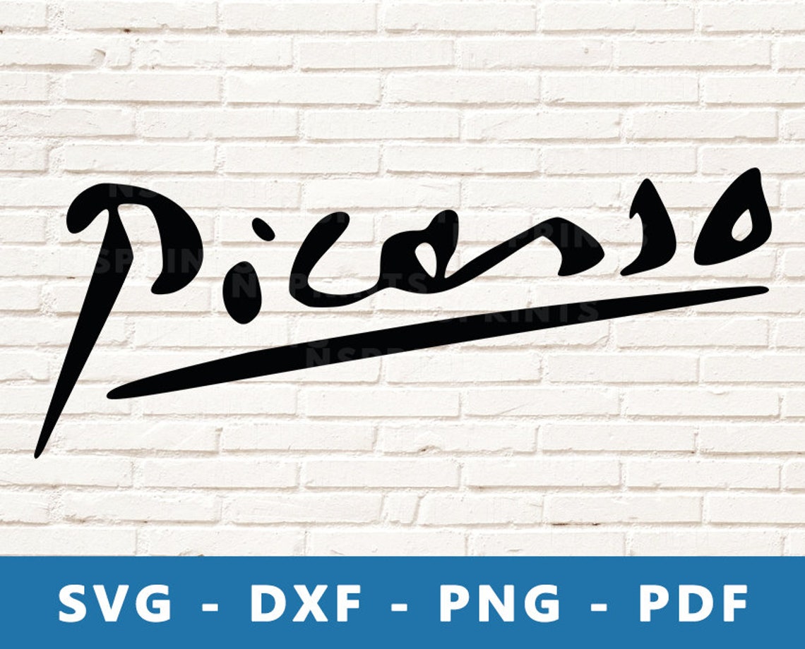Picasso SVG Picasso PNG Picasso Dxf Picasso Sign Clipart - Etsy