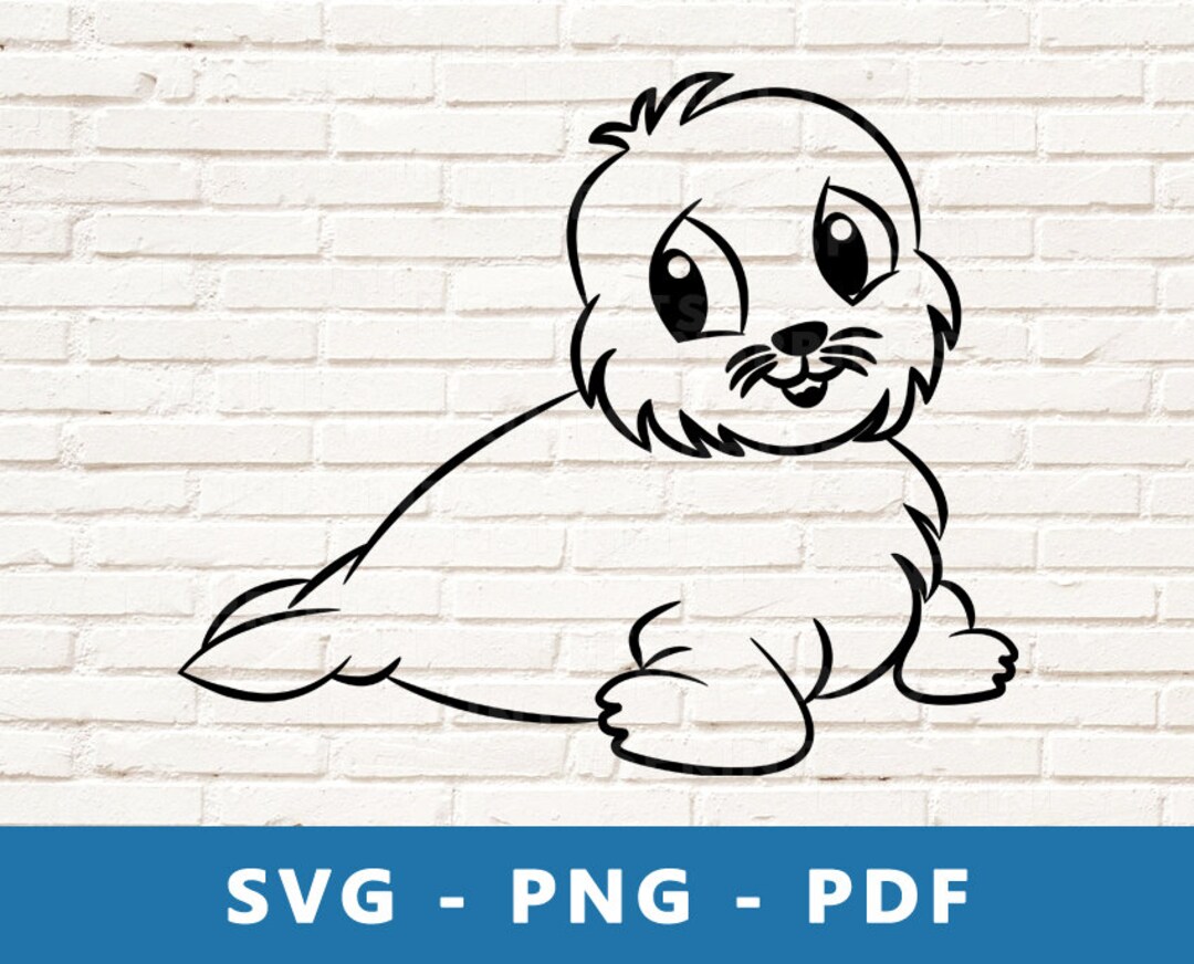Seal SVG, Seal PNG, Seal Clipart, Seal , Seal Cut File, Seal Stencil ...
