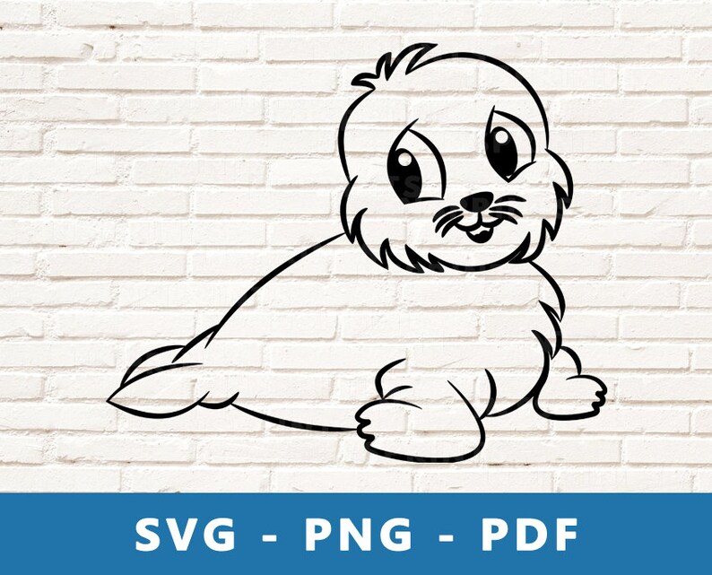 Seal SVG Seal PNG Seal Clipart Seal Seal Cut File Seal - Etsy