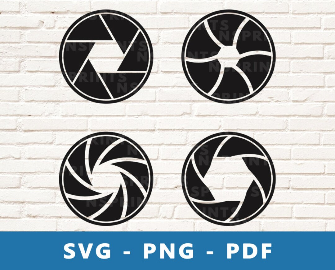 Camera Shutter SVG, Shutter PNG, Photography Clipart, Photo Cut File ...