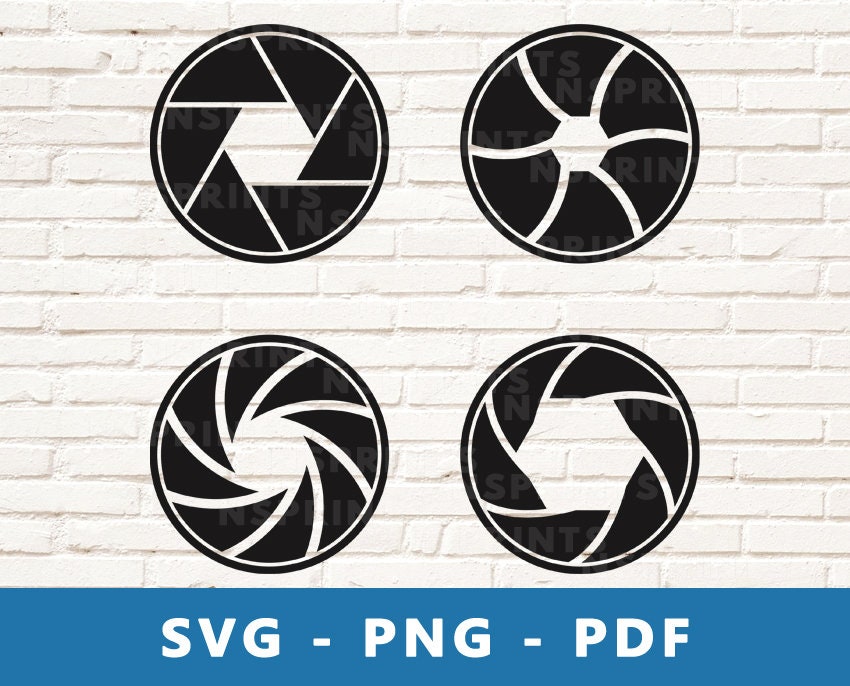Camera Shutter SVG, Shutter PNG, Photography Clipart, Photo Cut File ...