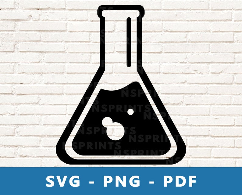 Beaker SVG, Lab Equipment Svg, Chemistry Bottle Svg, Science Beaker ...