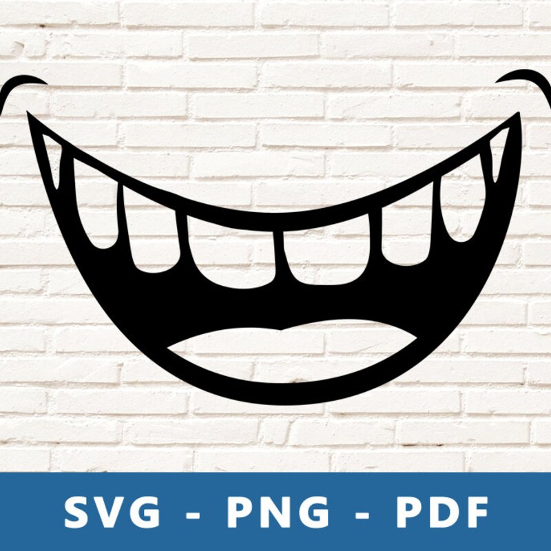 Smile Cut File - Etsy
