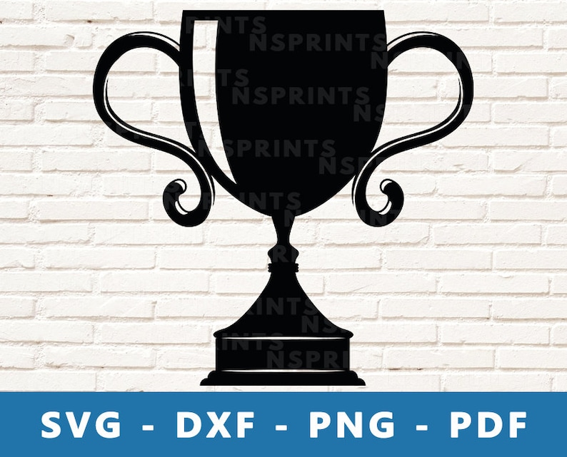 Trophy SVG Trophy PNG Trophy Vector Trophy Dxf Trophy - Etsy