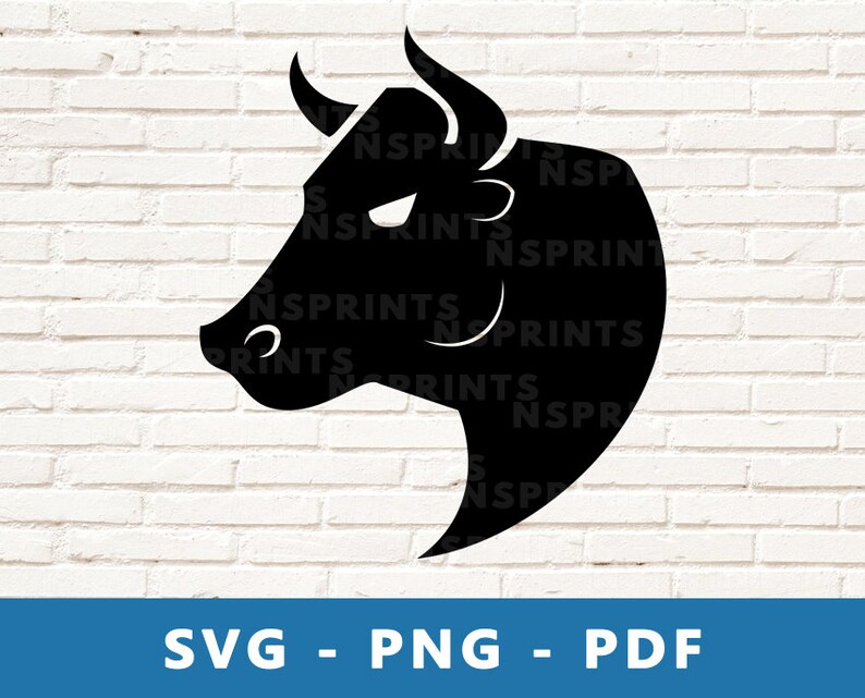 Bull SVG Bull PNG Bull Head Clipart Raging Bull Cut File - Etsy Hong Kong