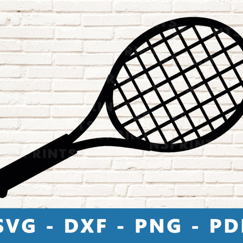 Tennis Racket Svg - Etsy