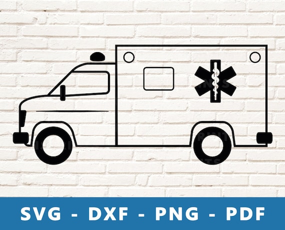 Ambulance SVG Ambulance PNG Ambulance Clipart Ambulance | Etsy UK